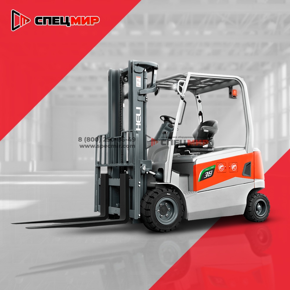 Электропогрузчик вилочный HELI CPD38 GB6LI-S